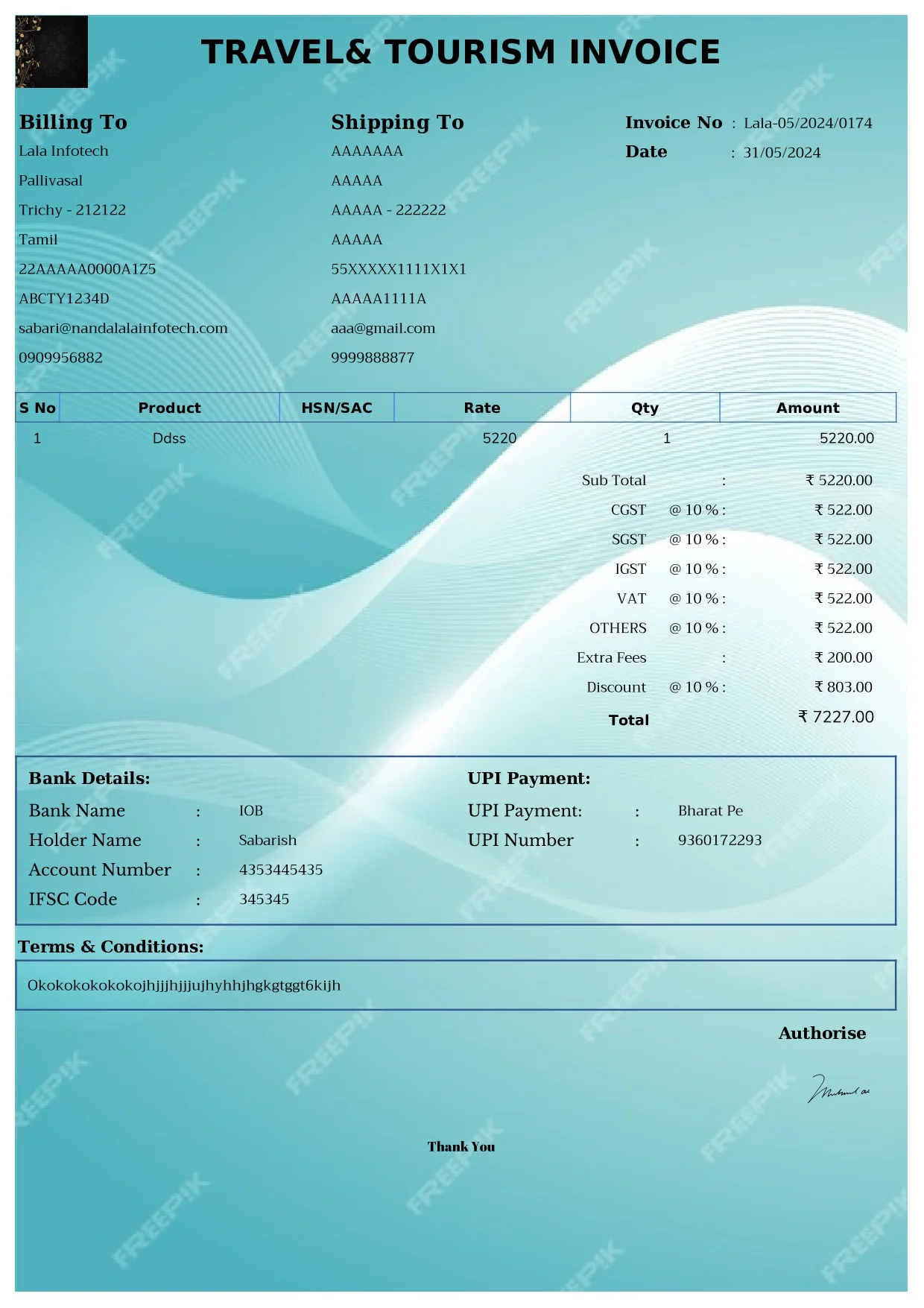 Travel Invoice Sample 15+ Travel Invoice Examples To Download
