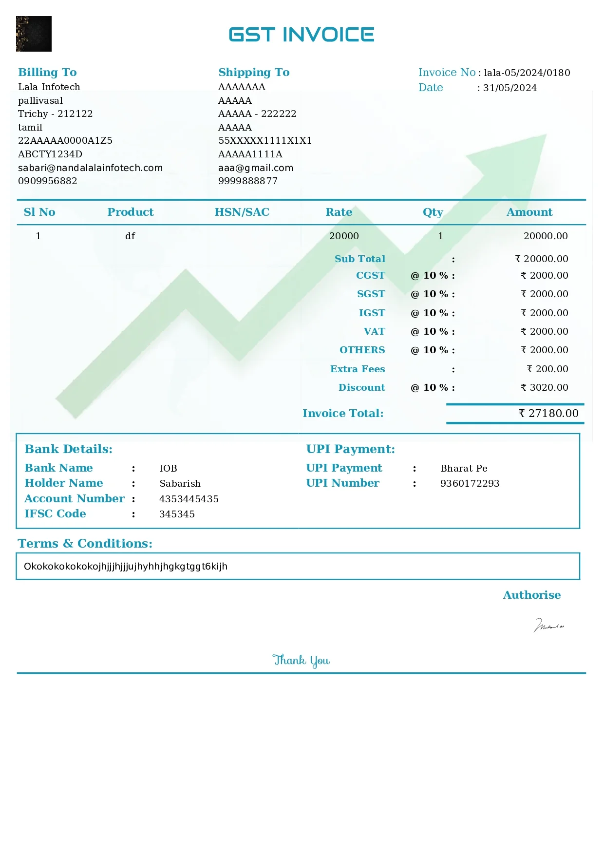InvoiceFree — GST Invoice Generator,Creator,Maker
